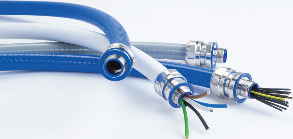 New hygienic cable protection systems from Flexicon - Electrical Wholesaler